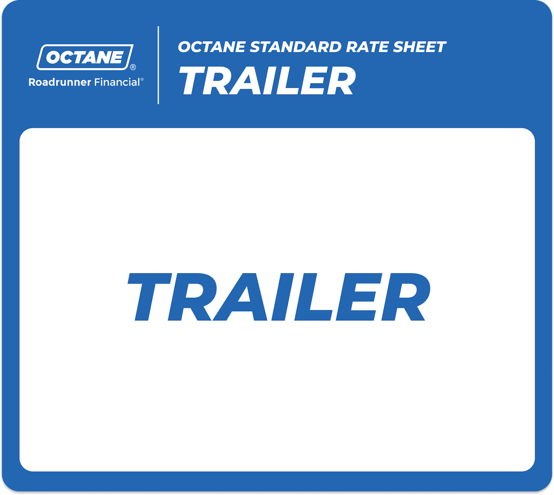 Octane Rate Sheets